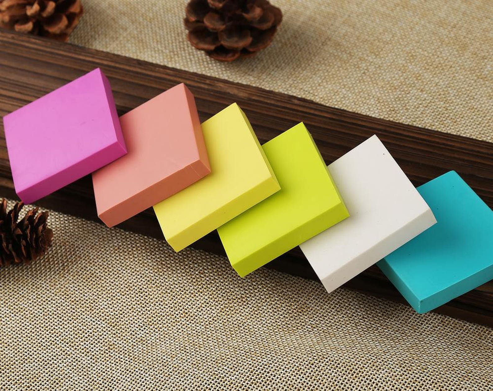 Square Rubber Block Solid Color DIY Rubber Stamp Stamp | Etsy