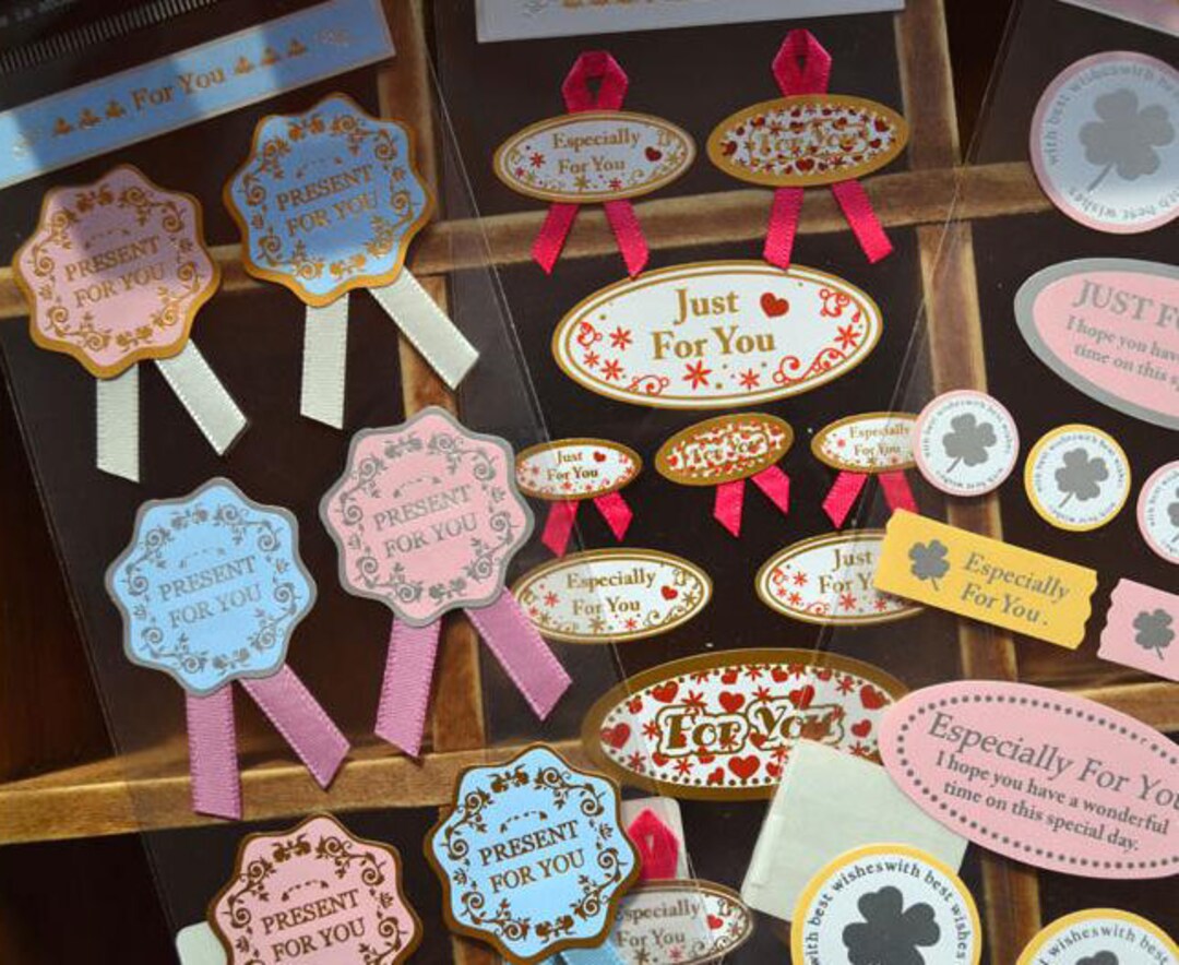 For You Style Sticker Set Deco Sticker Sealing Sticker Tie Sticker Gift ...