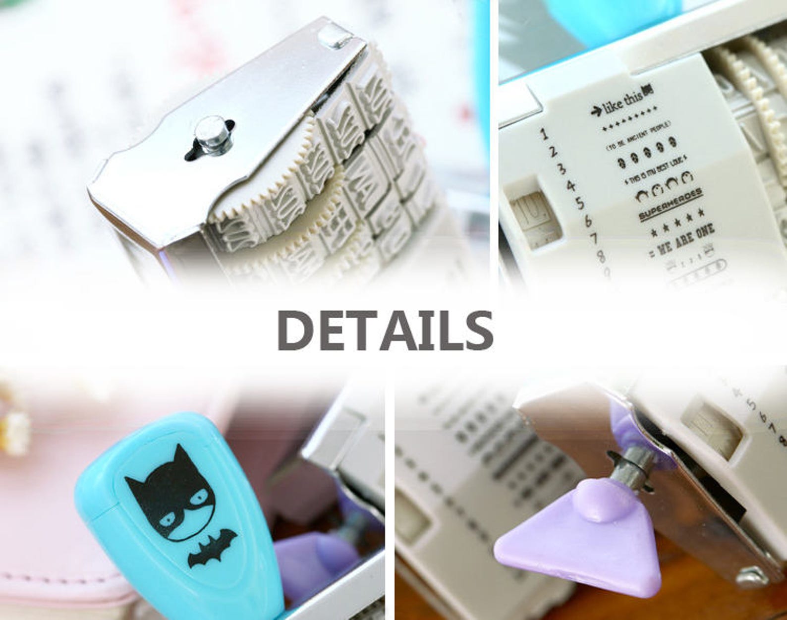 Date and Pattern Deco Stamp Roller Stamp Rubber Stamp | Etsy