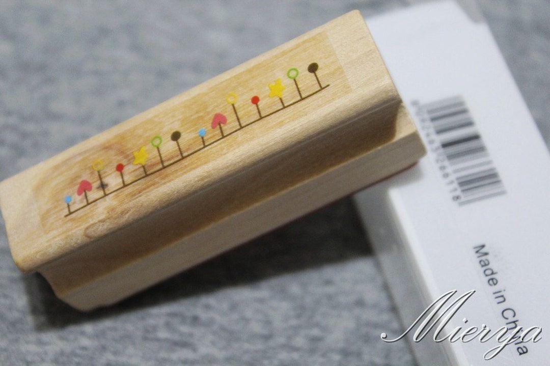 1 Piece Lace Stamp - Korean Rubber Stamp - Deco Stamp - Diary Stamp ...
