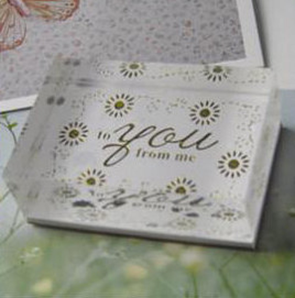 Crystal Stamp Rubber Stamp Blessing Stamp to You From | Etsy