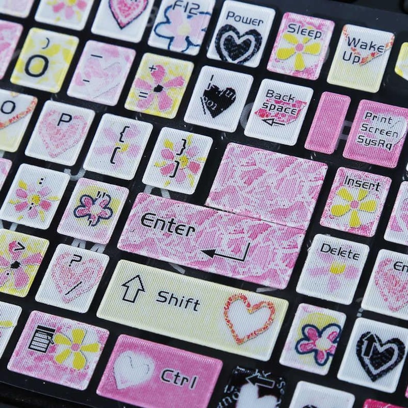 Keyboard Stickers - Etsy