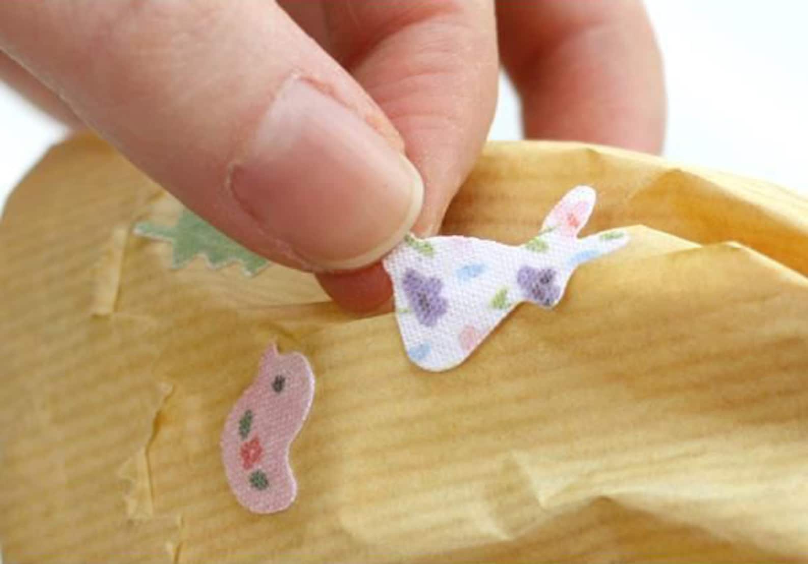 Cotton Fabric Sticker Deco Sticker Diary Sticker Animal - Etsy