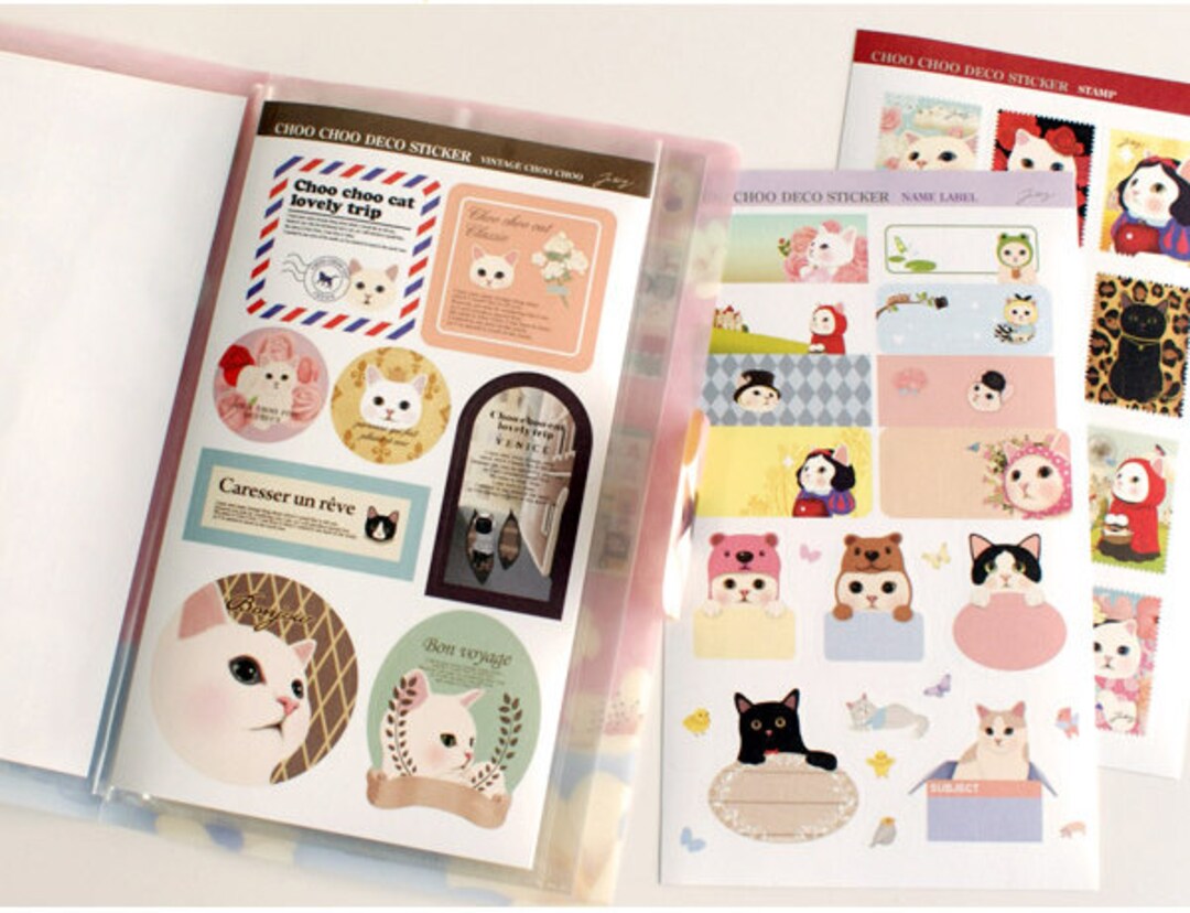 Choochoo Cat Sticker Pack Ver 3 Deco Sticker Korean Sticker Diary ...