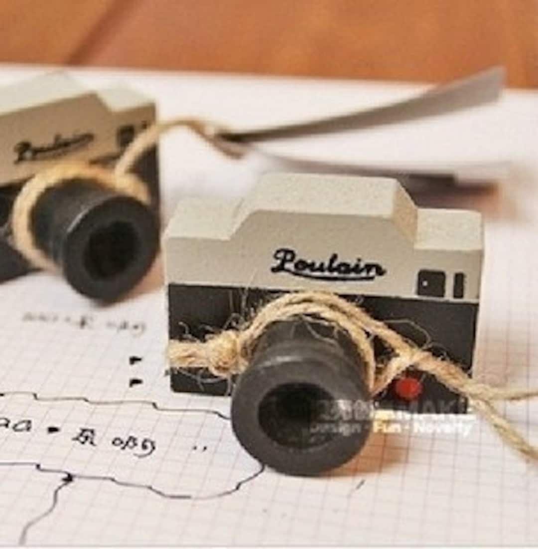 1 Piece Wooden Rubber Stamp Rubber Stamp Camera Shape - Etsy