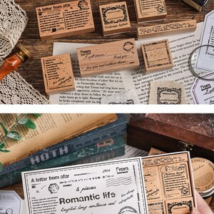 Lace Rubber Stamp - Wooden Stamp - Diary Stamp - 2 Styles - Etsy