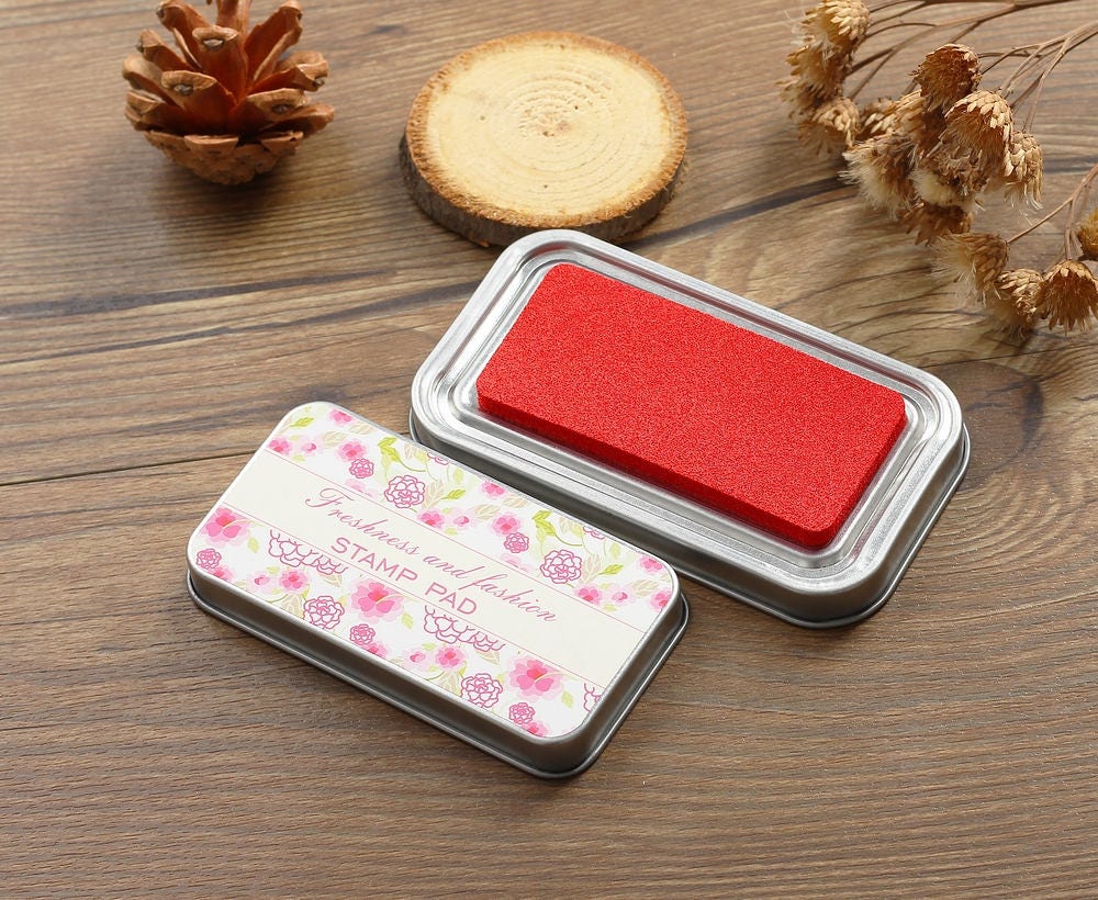 Premium Quality Tin Box Packed Stamp Pad Rubber Stamp Ink - Etsy Australia