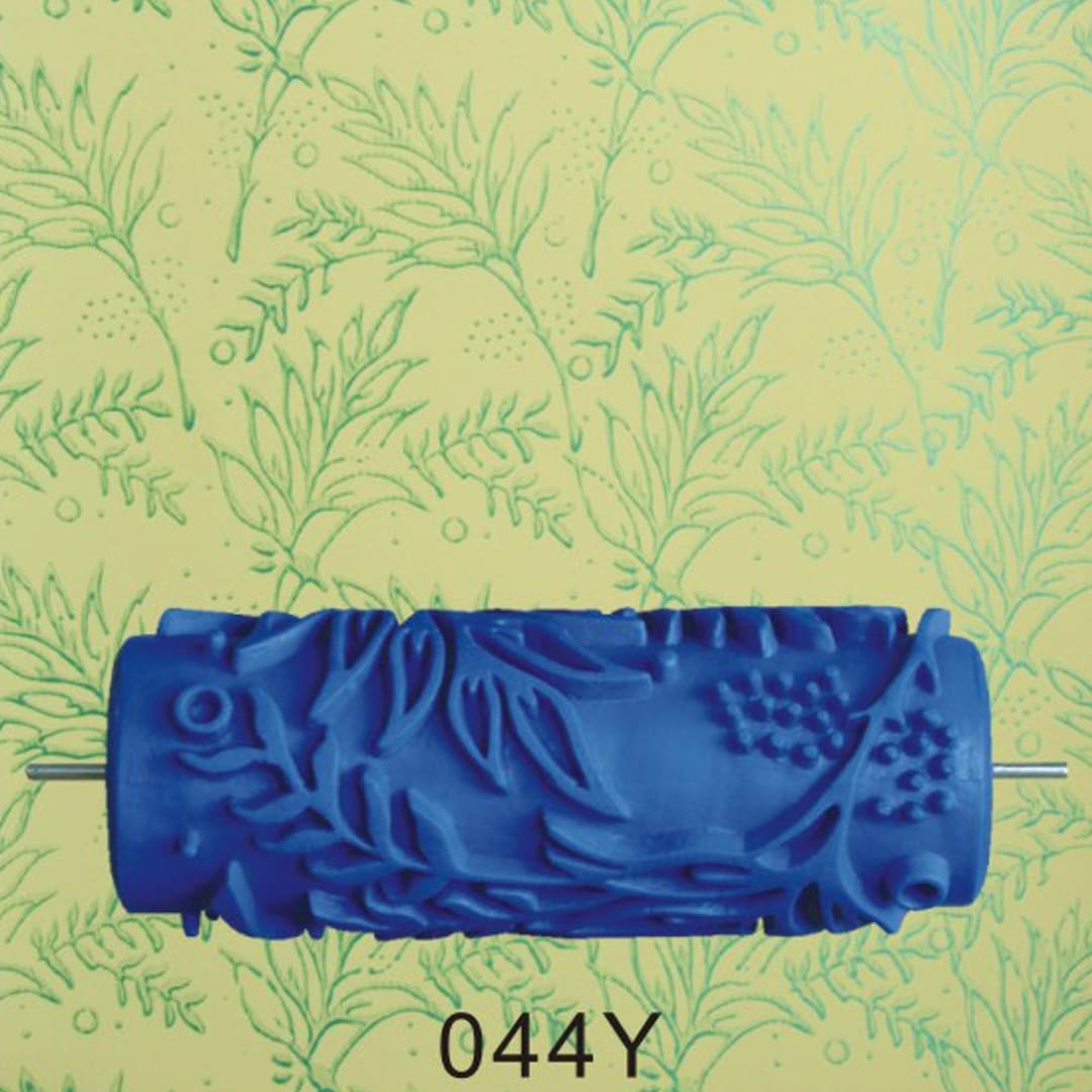 Patterned Paint Roller: Floral Embossing for Wall Decor (5 Inch) - Etsy