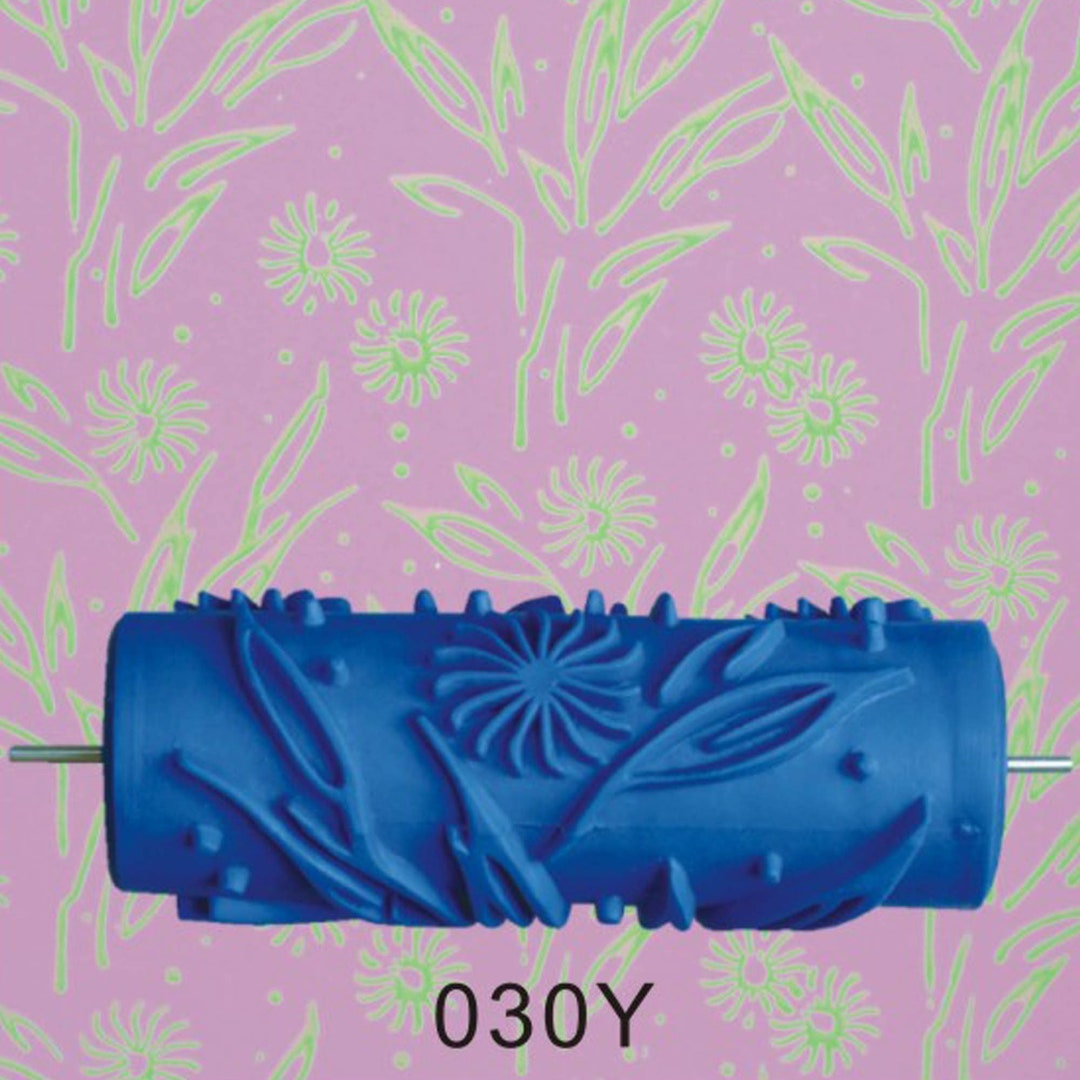 Floral Embossing Paint Roller: Decorative Wall Texture - Etsy