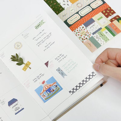 Season 5 Romantic Prited Waist Stickers Paper Sticker Diary | Etsy