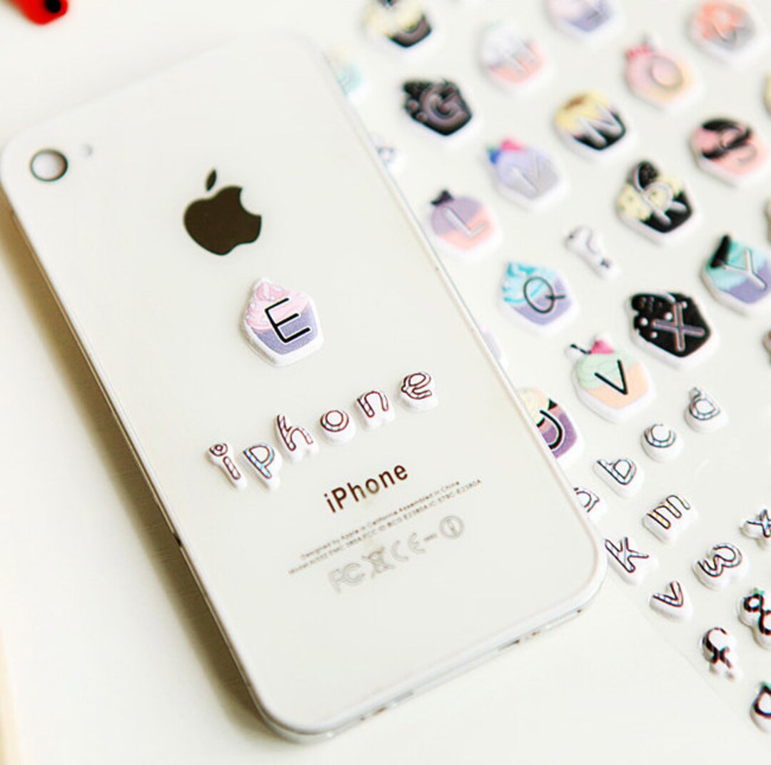 Initial Stickers Diary Stickers Deco Stickers Korean Stickers - Etsy