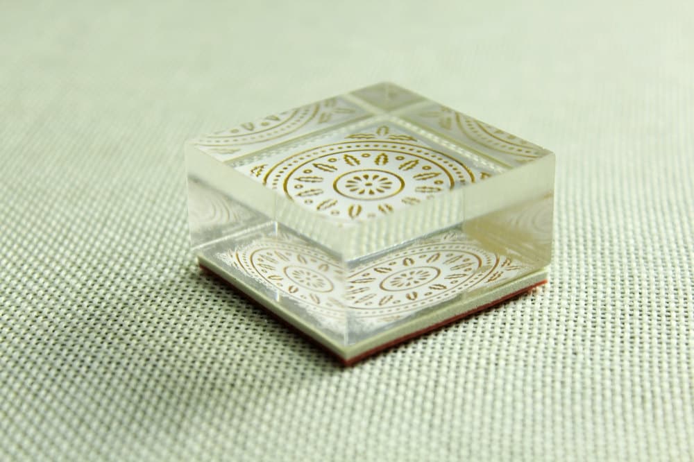 30% OFF 1 Piece Square Crystal Stamp Rubber Stamp Lace - Etsy