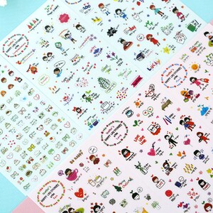 Happy Lift Sticker Set - Transparent Sticker - Cell Phone Sticker ...