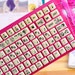 1 Sheet Luminous 3D Foam Keyboard Sticker Keyboard Decals - Etsy