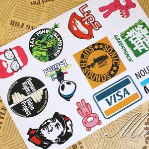 1 Sheet Waterproof Suitcase Sticker Laptop Sticker Deco - Etsy