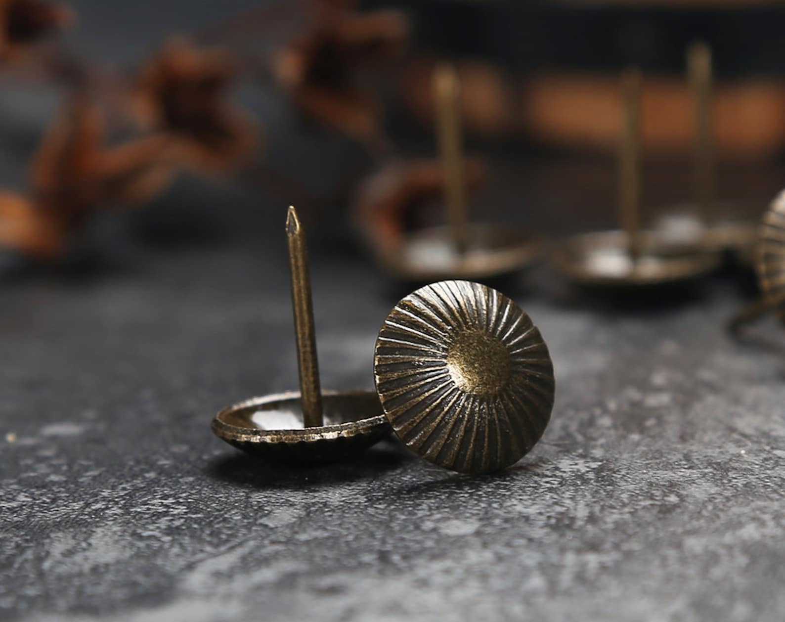 5 PCS Vintage Metal Push Pins Iron Push Pin Thumbtack | Etsy