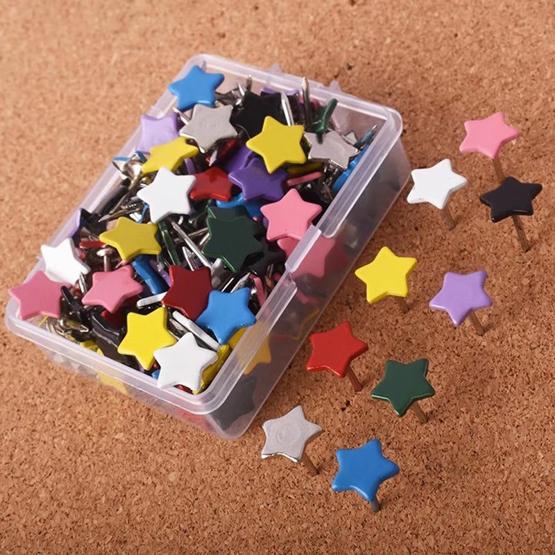 Star Shaped Push Pins - Etsy UK