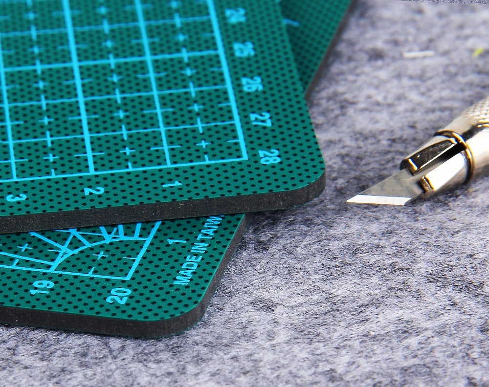 1 Piece Rubber Block Soft Cutting Board With Scale Line DIY - Etsy