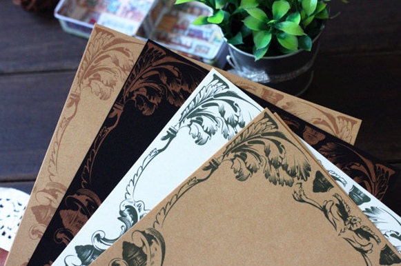 8 Sheets High Quality Lace Writing Paper Stationery Letter | Etsy