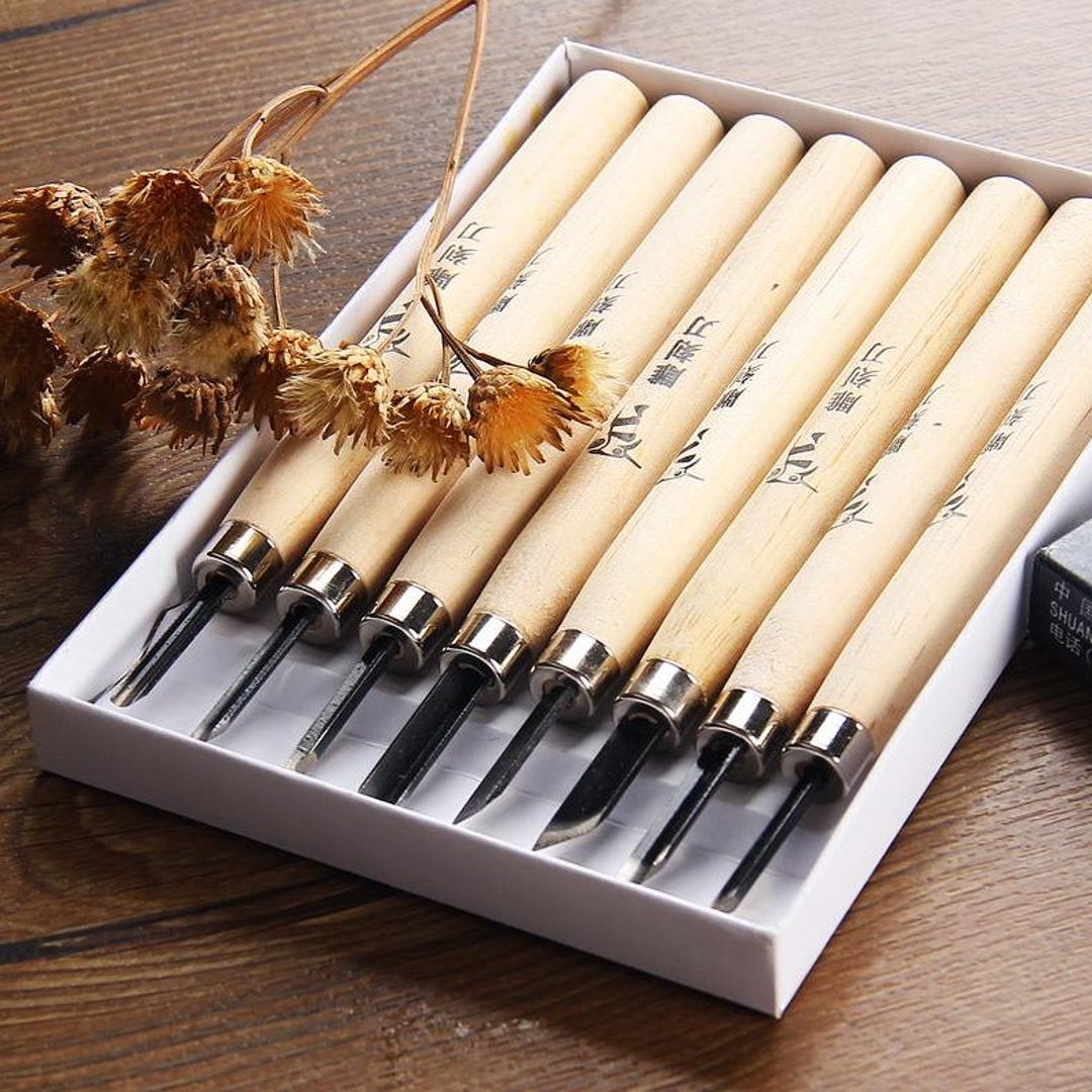 Rubber Graver Set - Carving Knife - Carver - DIY Rubber Stamp - Rubber ...