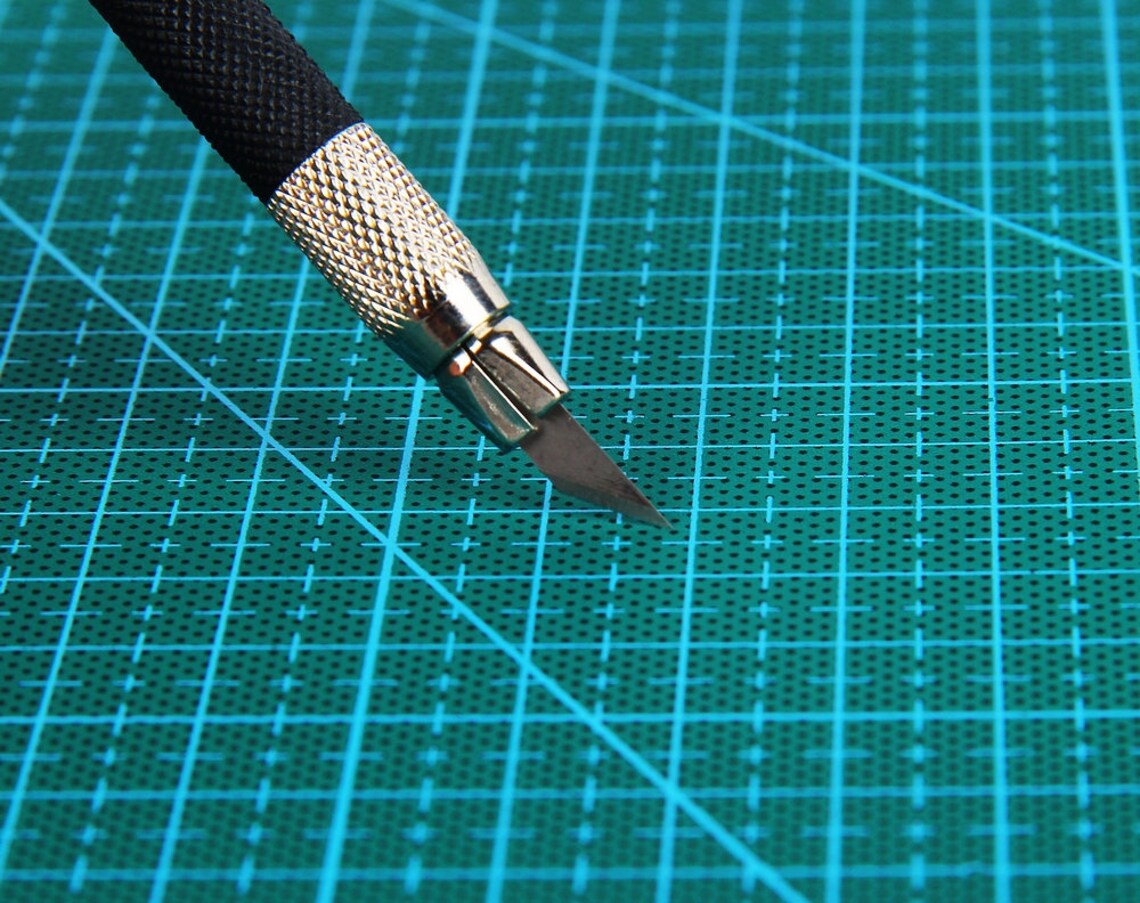 1 Piece Rubber Block Soft Cutting Board With Scale Line DIY - Etsy