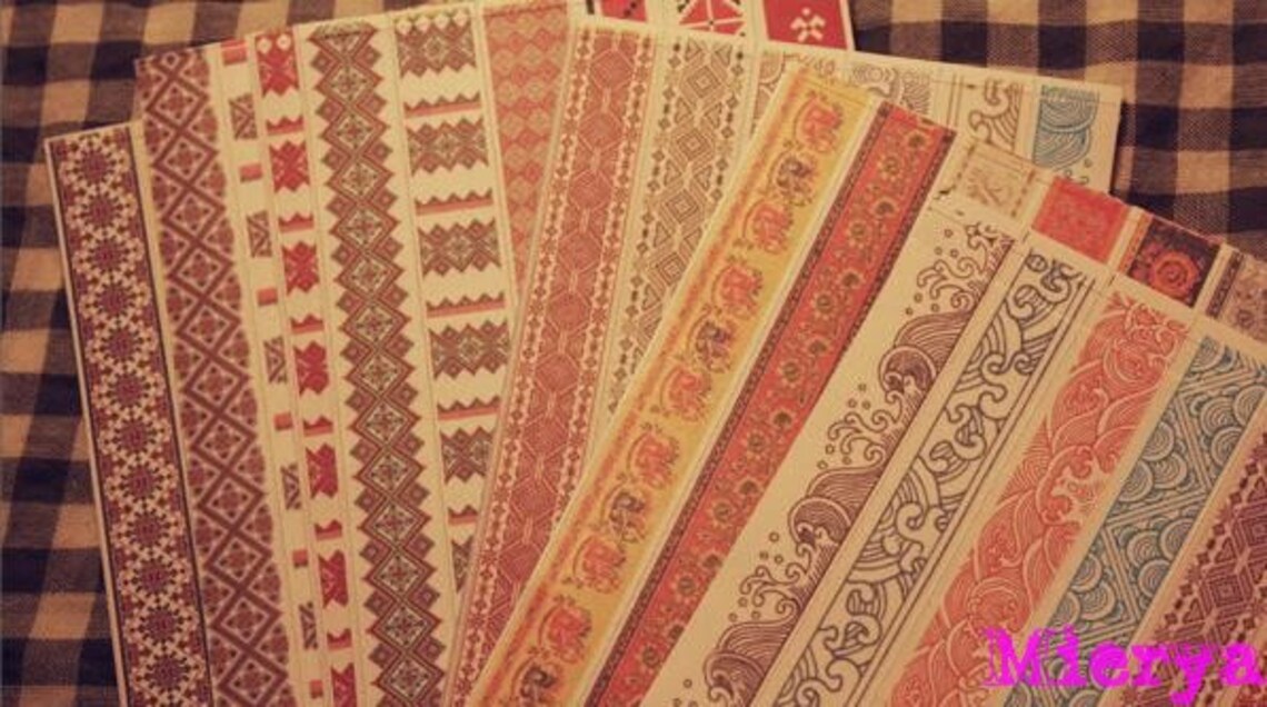 10 Sheets Vintage Photo Album Stickers Masking Sticker - Etsy