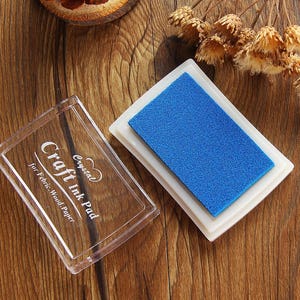 Craft Ink Pad Stamp Inkpad Waterproof Ink Oil for Wood Rubber Stamp ...