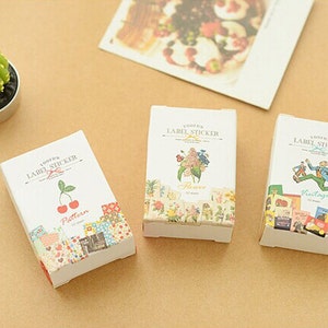 3 Cases Lable Sticker Set Deco Sticker Diary Sticker - Etsy