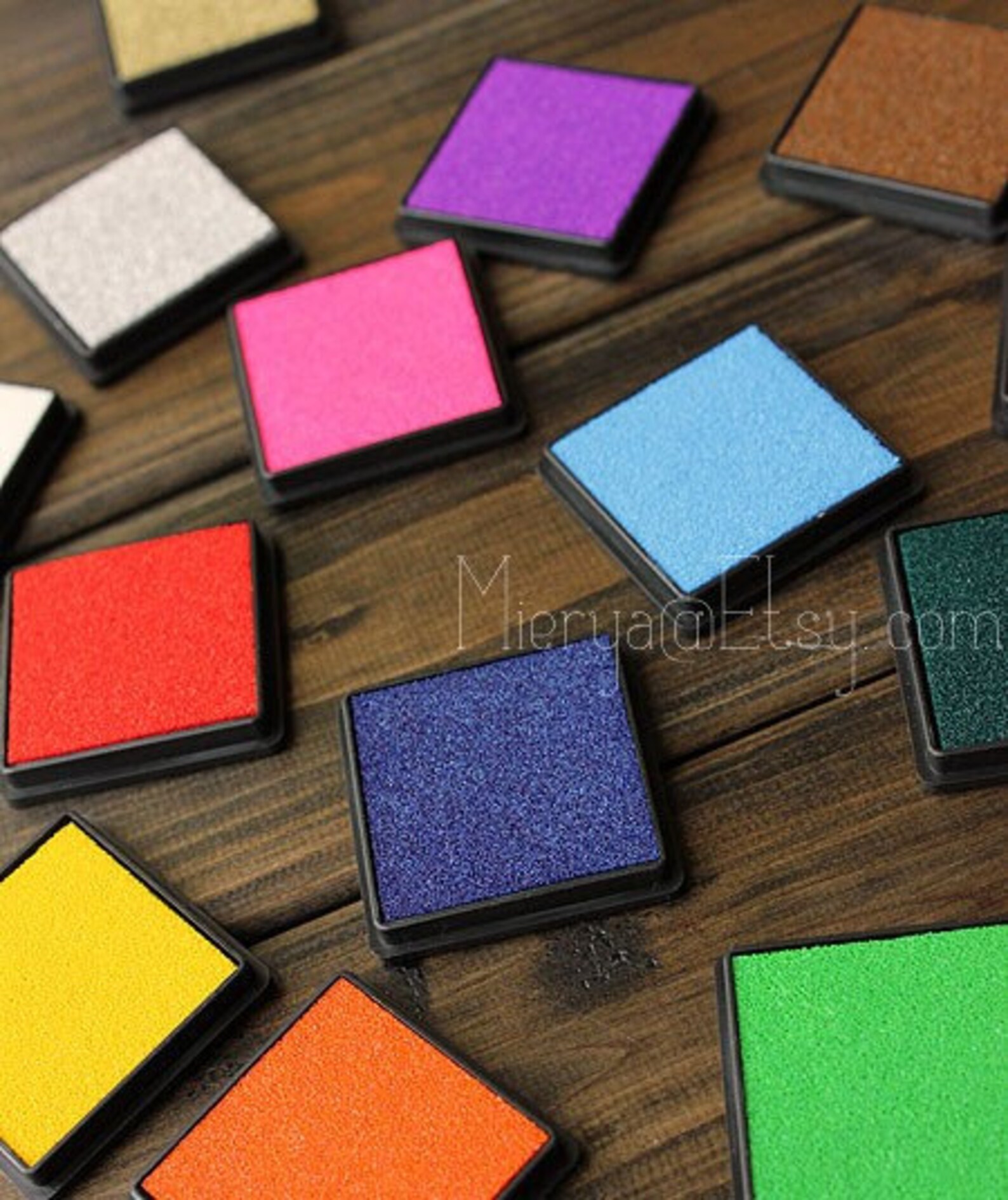 15 Colors Ink Pad Set Stamp Ink Pad Stamp Pad EM62350 - Etsy