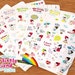 Little Red Sticker Set Korean Stickers Diary Sticker - Etsy