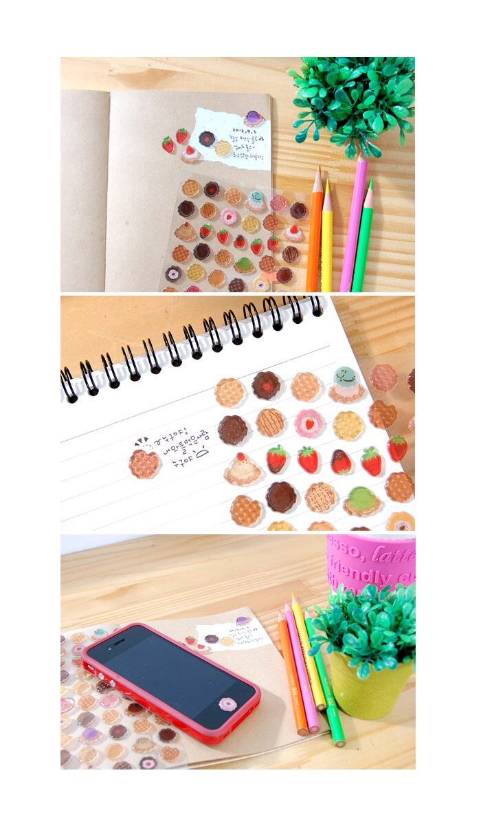 3D Transparent Sticker Diary Sticker Cell Phone Sticker | Etsy