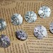 HQ Silver-plated Leaves Push Pins Zinc Alloy Push Pin Thumbtack Drawing ...