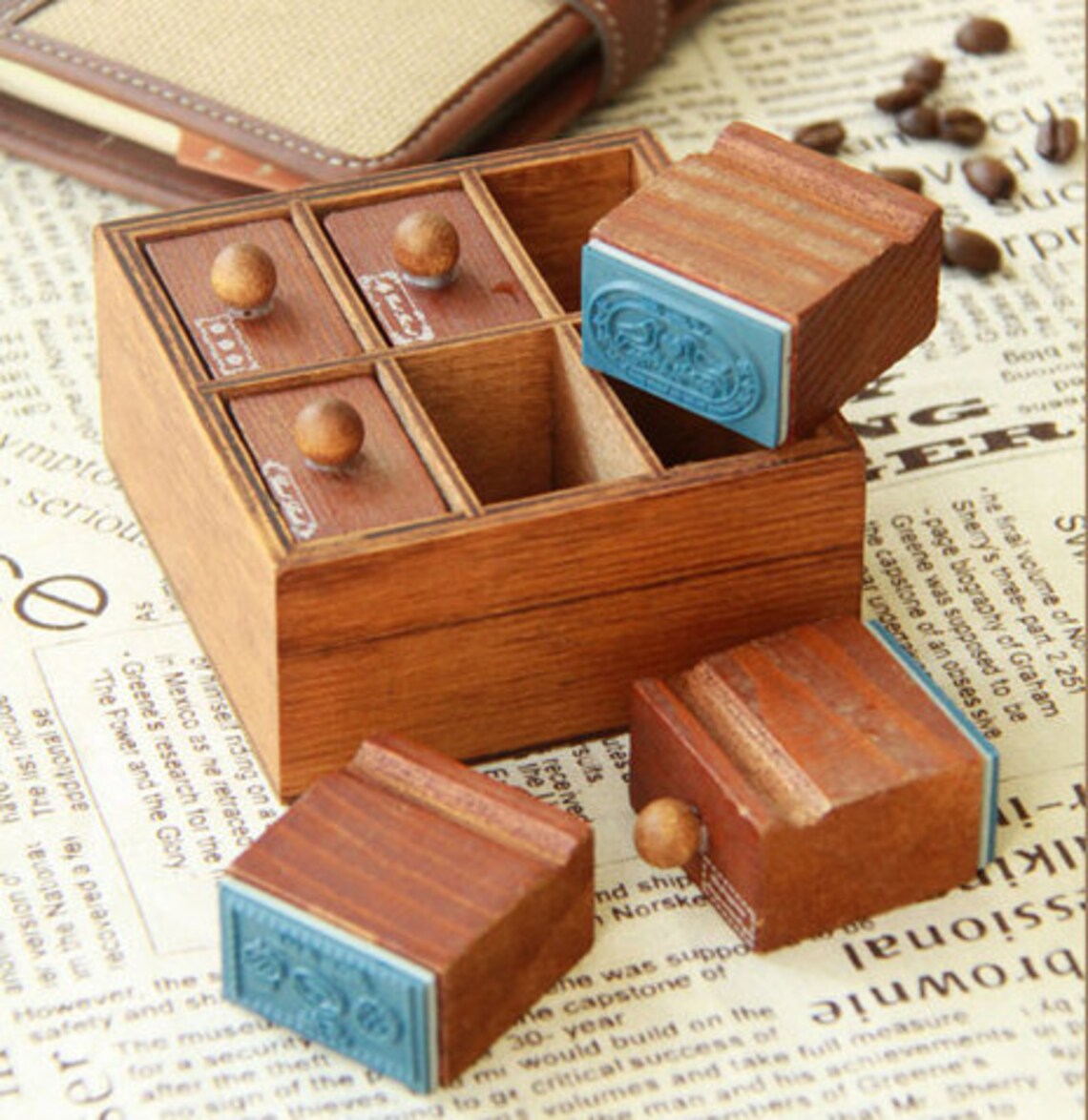 Vintage Drawer Stamps Rubber Stamp Korean Stamps-em62484 | Etsy