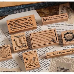 Lace Rubber Stamp - Wooden Stamp - Diary Stamp - 2 Styles - Etsy