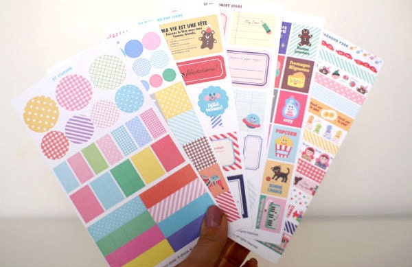 Yummy Friends Deco Sticker Set Masking Sticker Set Diary - Etsy