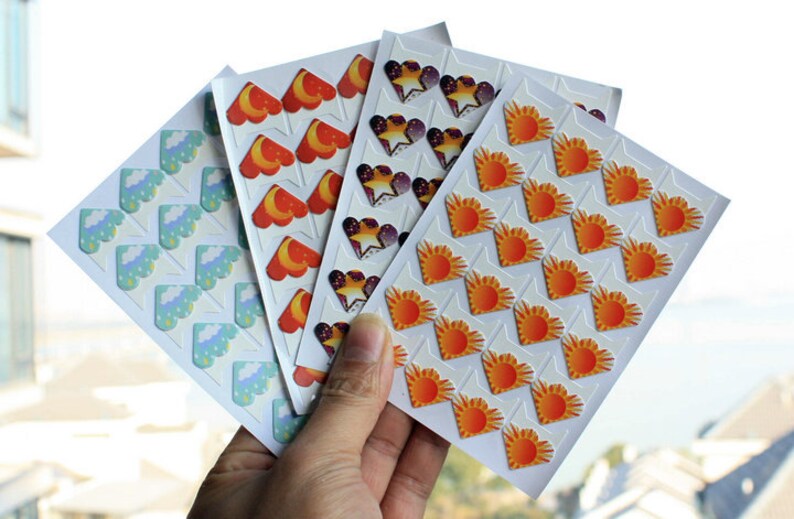 Photo Sticker Set Corner Sticker Photo Corners Paper | Etsy