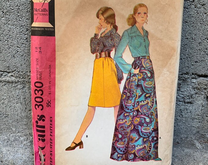 70s Patterns Pacifica 3012 Pattern Hawaiian Muumuu Muu Muu Dress ...
