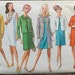 60s Simplicity 6883 Pattern Misses' Coat or Jacket and Dress // Size 12 ...