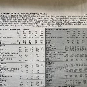 80s Butterick 6992 Pattern Rena Rowan of Jones New York Misses' Jacket ...