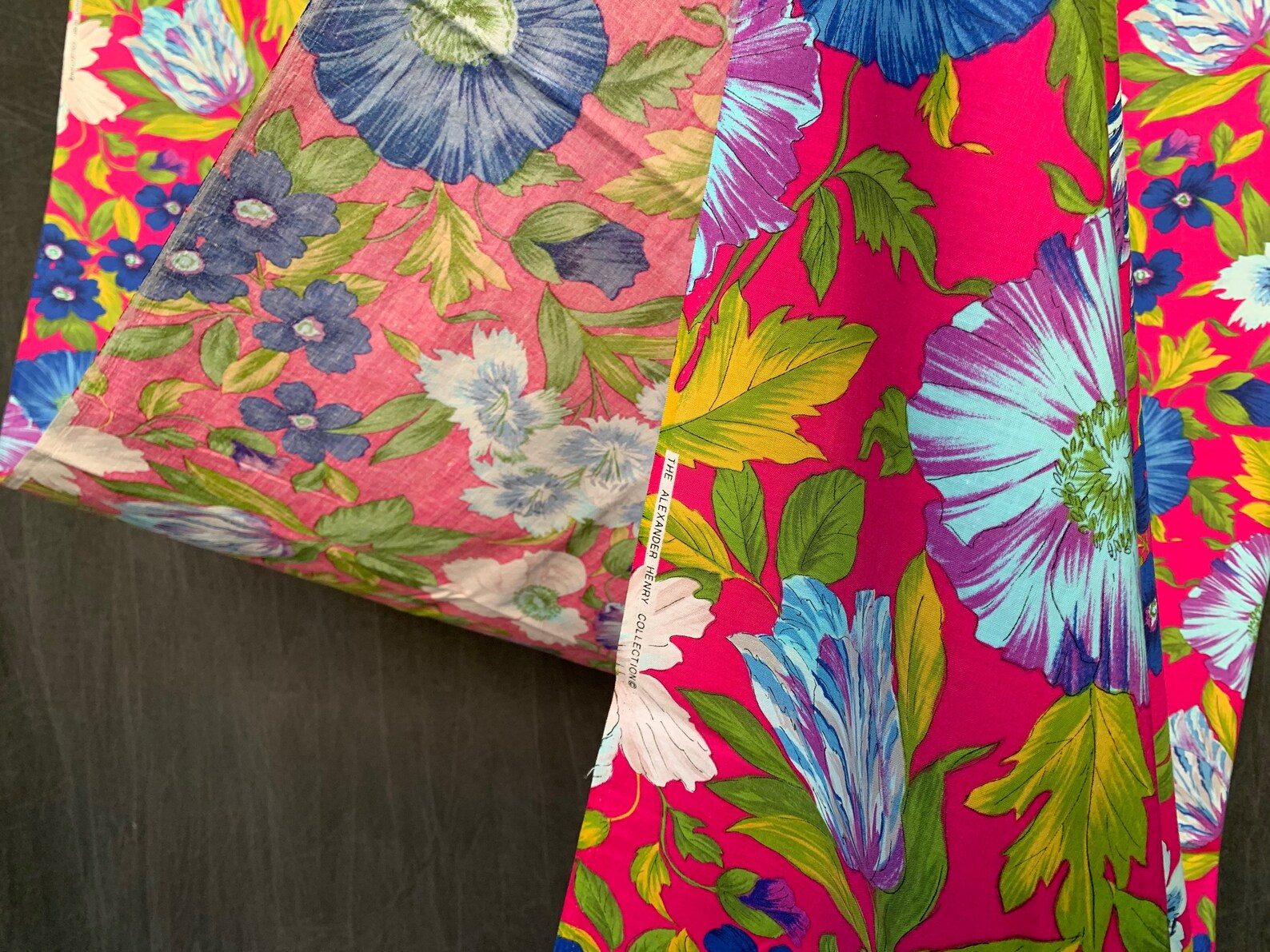 70s Cotton Fabric the Alexander Henry Collection Vibrant - Etsy