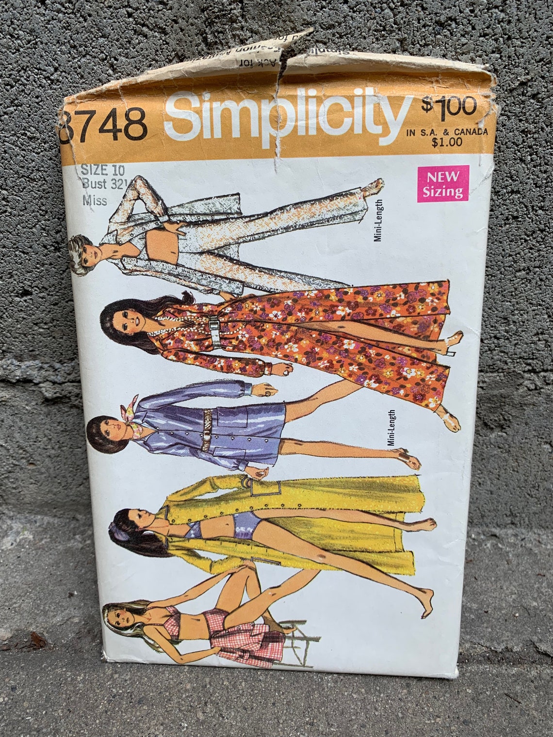 70s Simplicity 8748 Pattern Misses' Maxi or Mini | Etsy