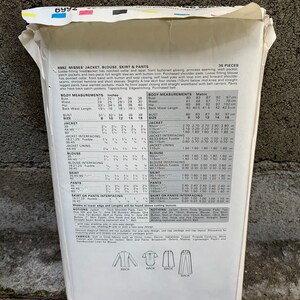 80s Butterick 6992 Pattern Rena Rowan of Jones New York Misses' Jacket ...