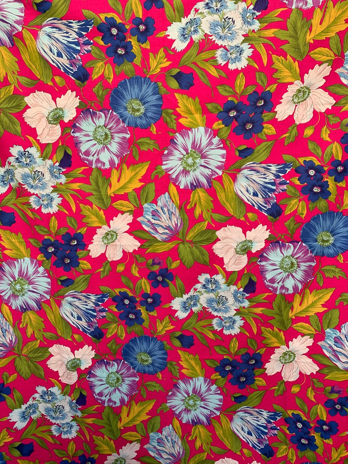 70s Cotton Fabric the Alexander Henry Collection Vibrant - Etsy