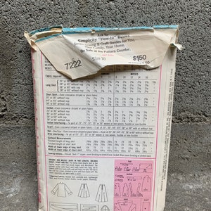 70s Simplicity 7222 Pattern Misses' Skirt in Two Lengths, Unlined ...