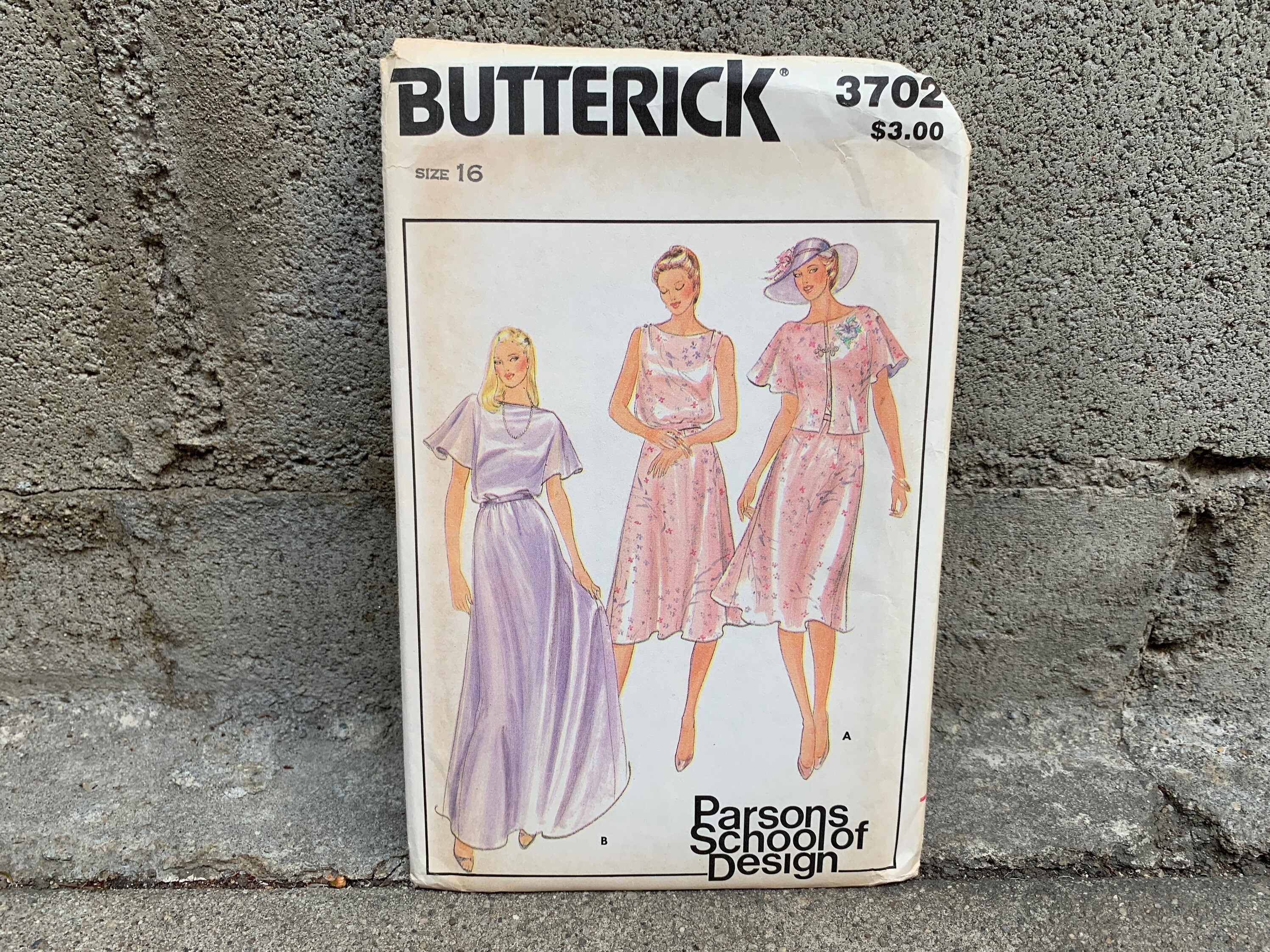 80s Butterick 3702 Pattern Misses' Mother of the Bride or | Etsy