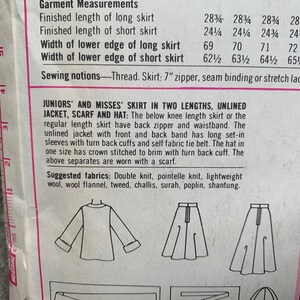 70s Simplicity 7222 Pattern Misses' Skirt in Two Lengths, Unlined ...