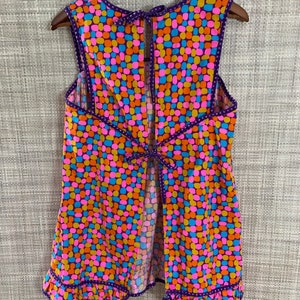 60s Design House Smock Open Back Apron, Artist's Smock or Retro Apron ...
