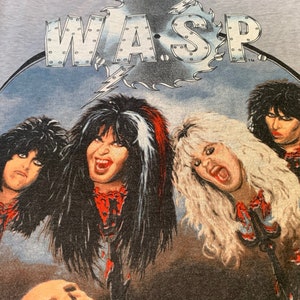 1986 W.A.S.P. Tour T-shirt 'the Last Commando Tour '86' World Tour Tshirt // Size Large - Etsy