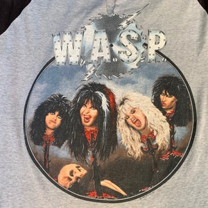 1986 W.A.S.P. Tour T-shirt 'the Last Commando Tour '86' World Tour Tshirt // Size Large - Etsy