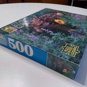 Vintage Fawn Puzzle, Golde Guild Puzzles, Baby Deer Jigsaw Puzzle ...